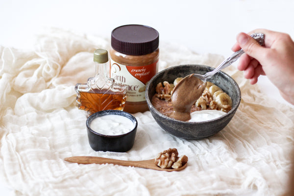 Banana-Nut Overnight Oats - YUMi ORGANICS